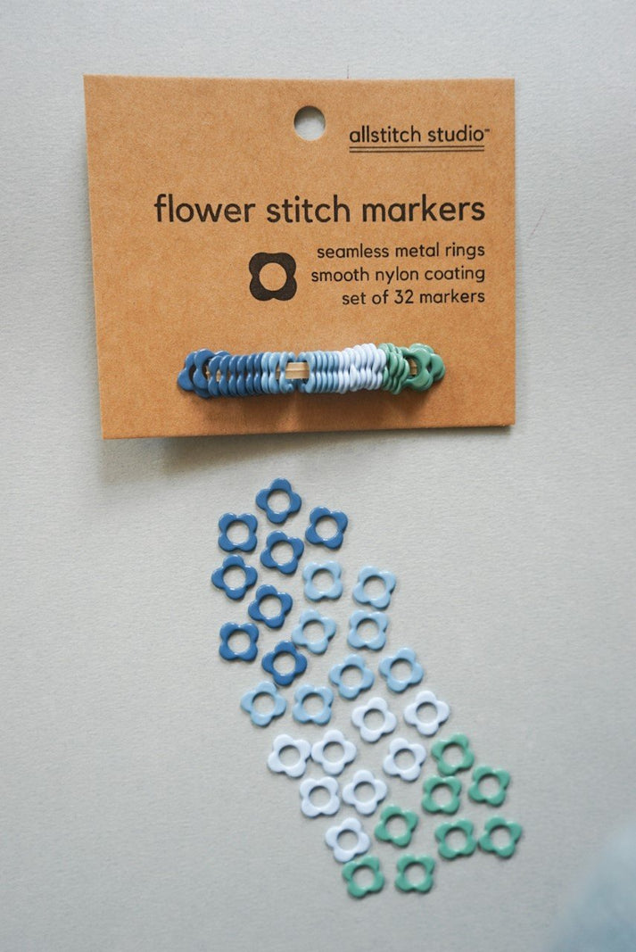 Allstitch Studio Stitch Markers - SMALL FLOWERS – Unwind and Knit